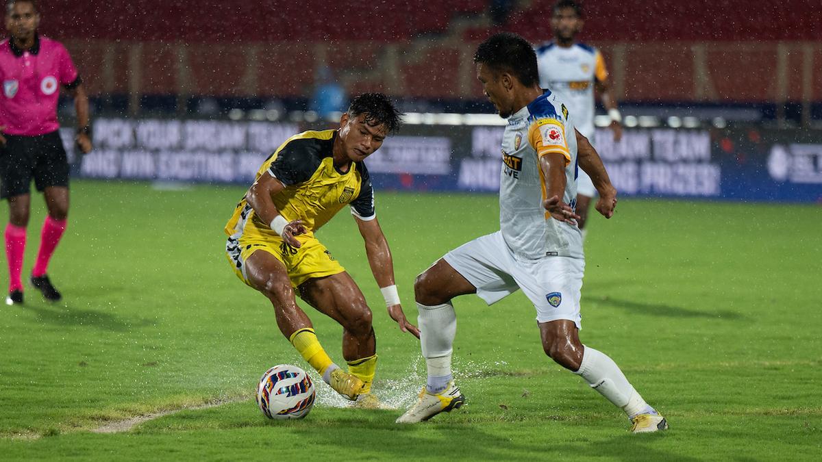 HFC vs CFC Highlights, ISL 2024-25: Ten men Hyderabad FC holds Chennaiyin FC 0-0 after Shrivas ...